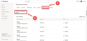 Dropbox の容量を確認する手順 - Tokyo Cloud